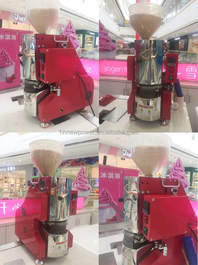 Manual Korean Popped Rice Oats Corn Barley Cake Machine