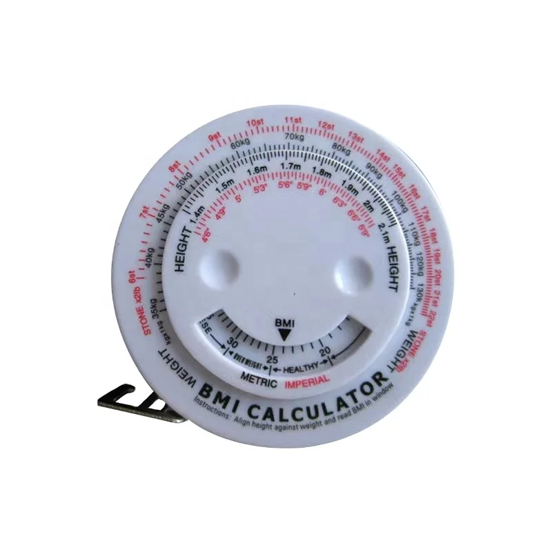 BMI Measuring Tape Calculator Body Measure Tape BMI Ruler Scale Healthy ...