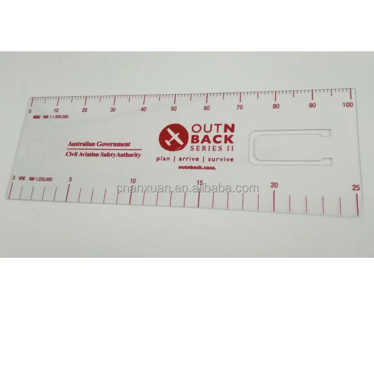Customize Plastic Pvc Clear Measuring Ruler With Clip - Buy Straight ...
