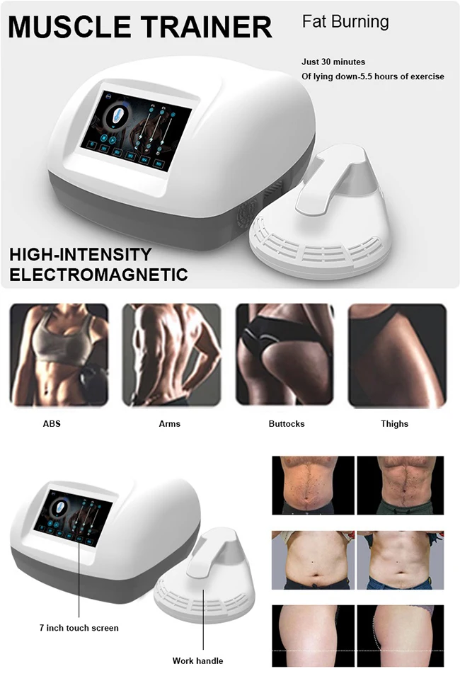 Portable Non-invasive Aesthetics Emslim Build Muscle Burn Fat Ems ...