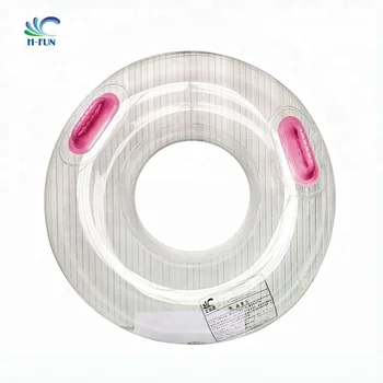 Inflatable Water Park Lazy River Pool Float Transparent Clear Single ...