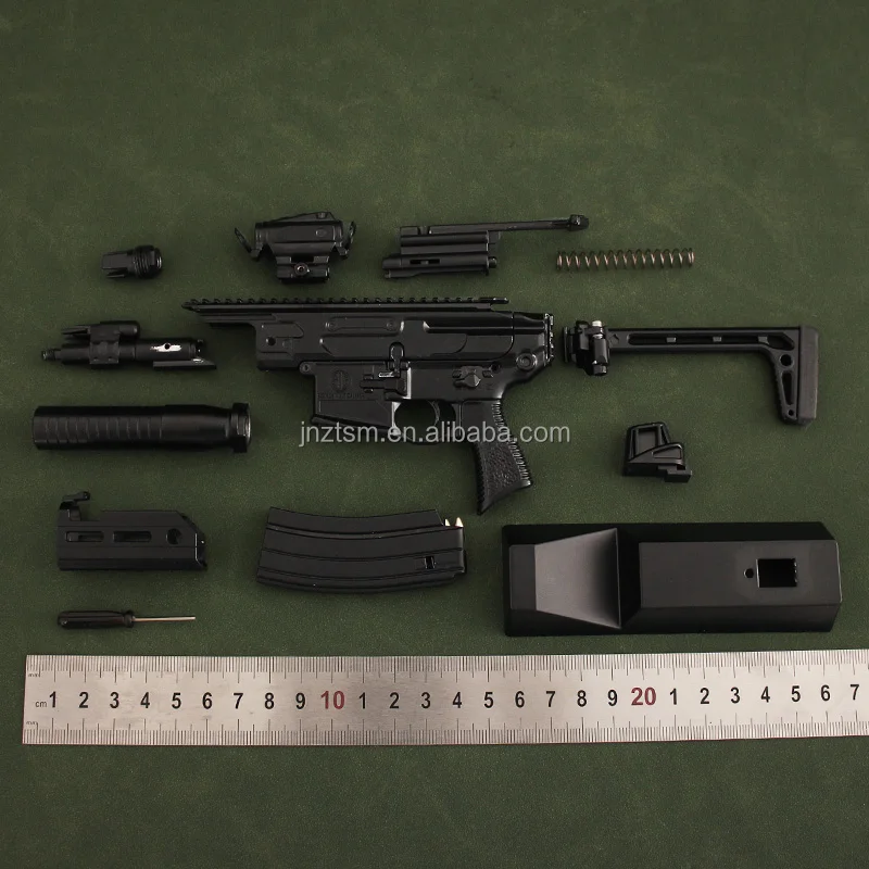 2023 Hot Sale Tiktok Miniature Ak47 Ar15 Ar18 Barrett Sig 1:3 Scale M16 ...
