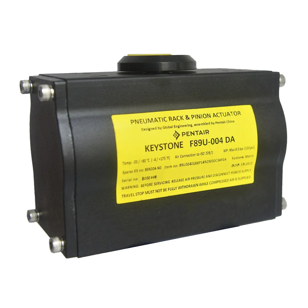 Keystone F89 Pneumatic Actuator Quarter-turn 1/4"npt Double Acting ...
