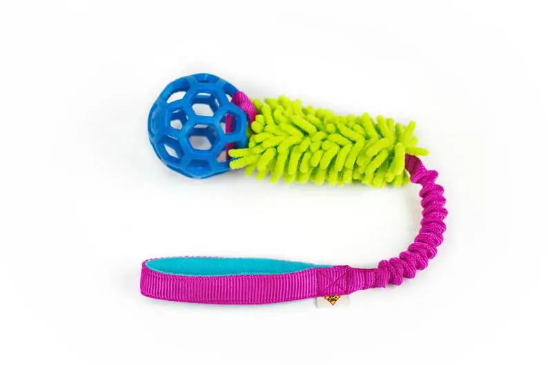 Multi-Color Plastic Ball Lucky Dog Toy Interactive Pull Bite Dog Toys ...