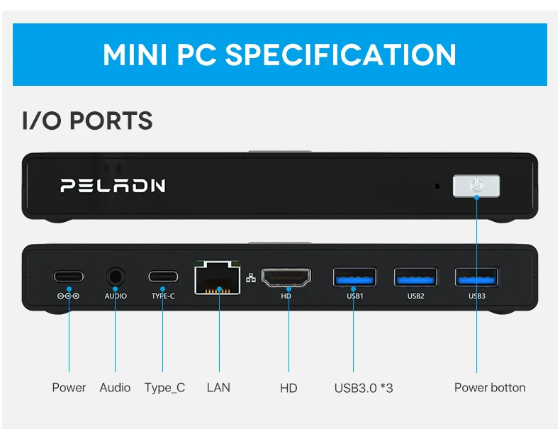 Mini Pc Windows 11 Pi02 N5105 Smallest Size 155*80*21mm - Buy Mini Pc ...