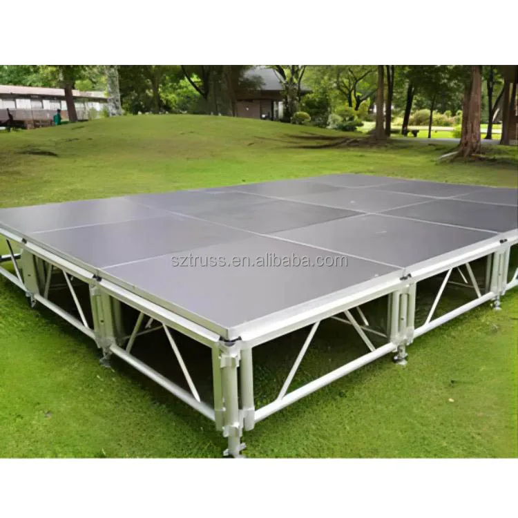 Luxury Aluminum 4x8 Podium Adjustable Height 0.6 m Stage Platform ...