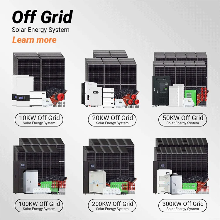 Complete Solar System 15kw to 200kw off Grid with Battery