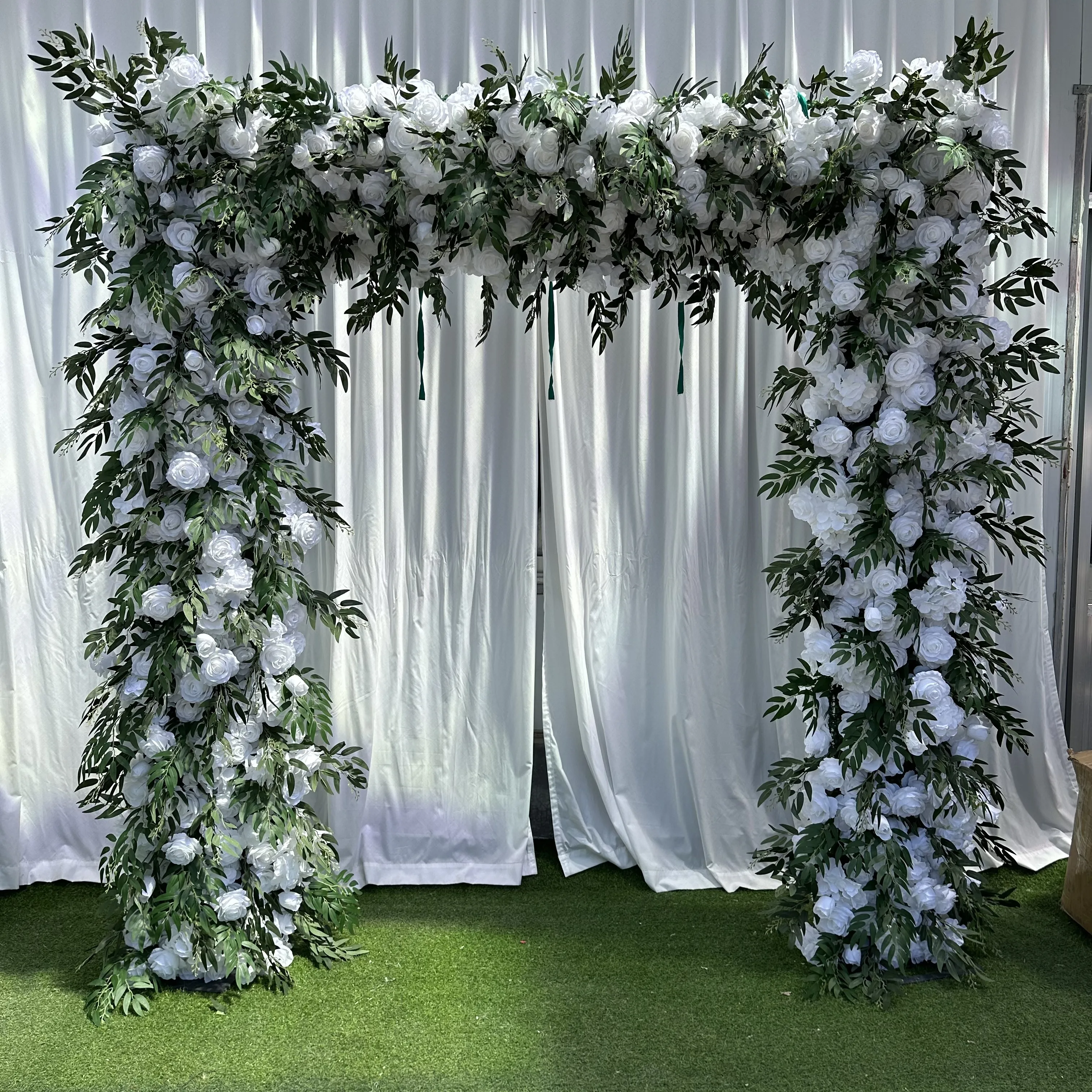 KL-HR16 Wholesale Wedding Flower Arch Heart Shaped Flower Arch Backdrop ...