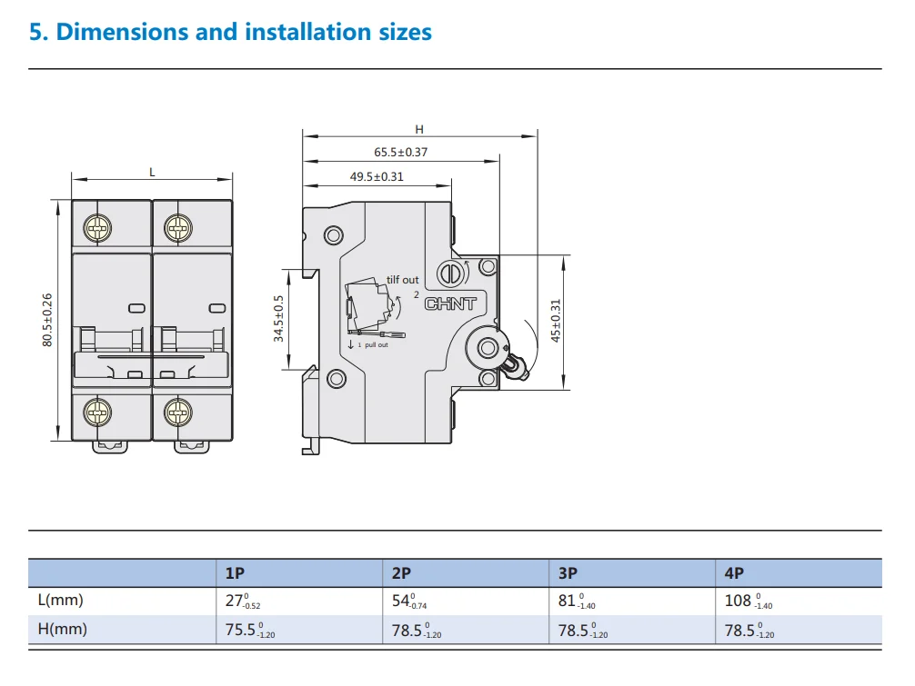 CHINT Nxb-125 Miniature Circuit Breaker - Reliable & Efficient