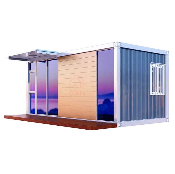 custom shipping container house luxury prefab 6m wave tile shipping ...