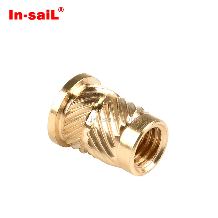 Brass Heat Staking Inner Threaded Insert Nuts For Plastic - Buy Screw ...