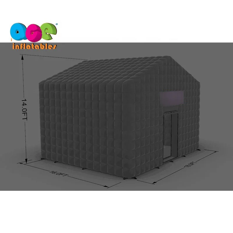 20ft Giant Custom Portable Black Inflatable Nightclub Cube Party Bar ... 20ft Giant Custom Portable Black Inflatable Nightclub Cube Party Bar ...