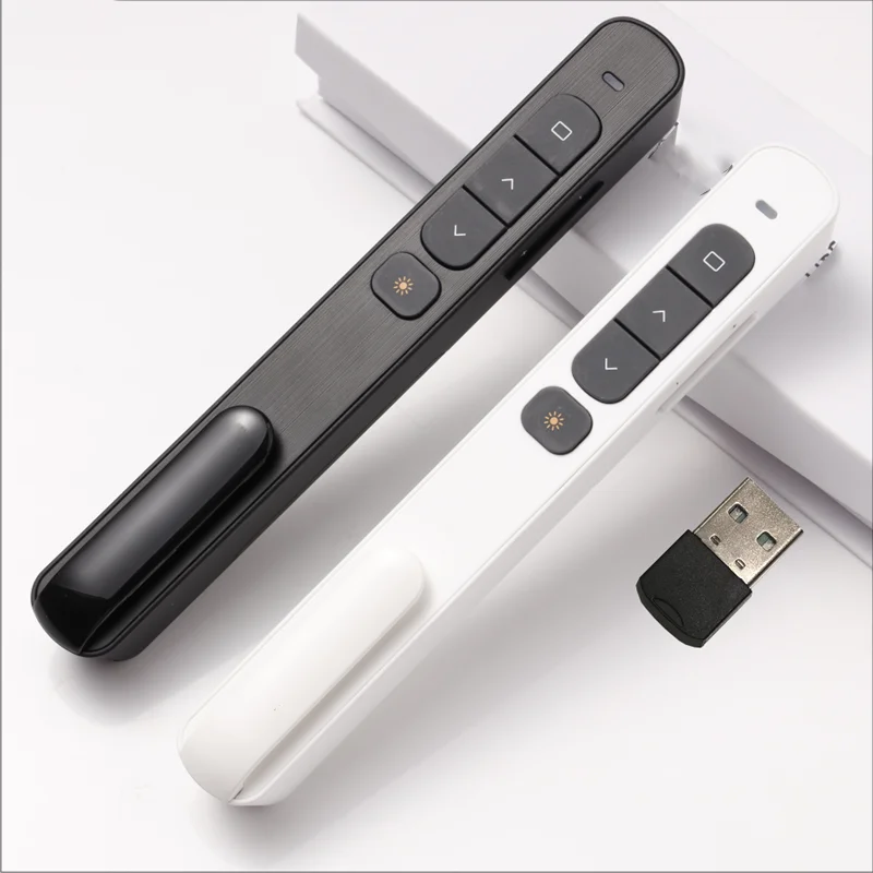 Hot Sale 2.4ghz Wireless Presentation Clicker With Green Laser Pointer ...