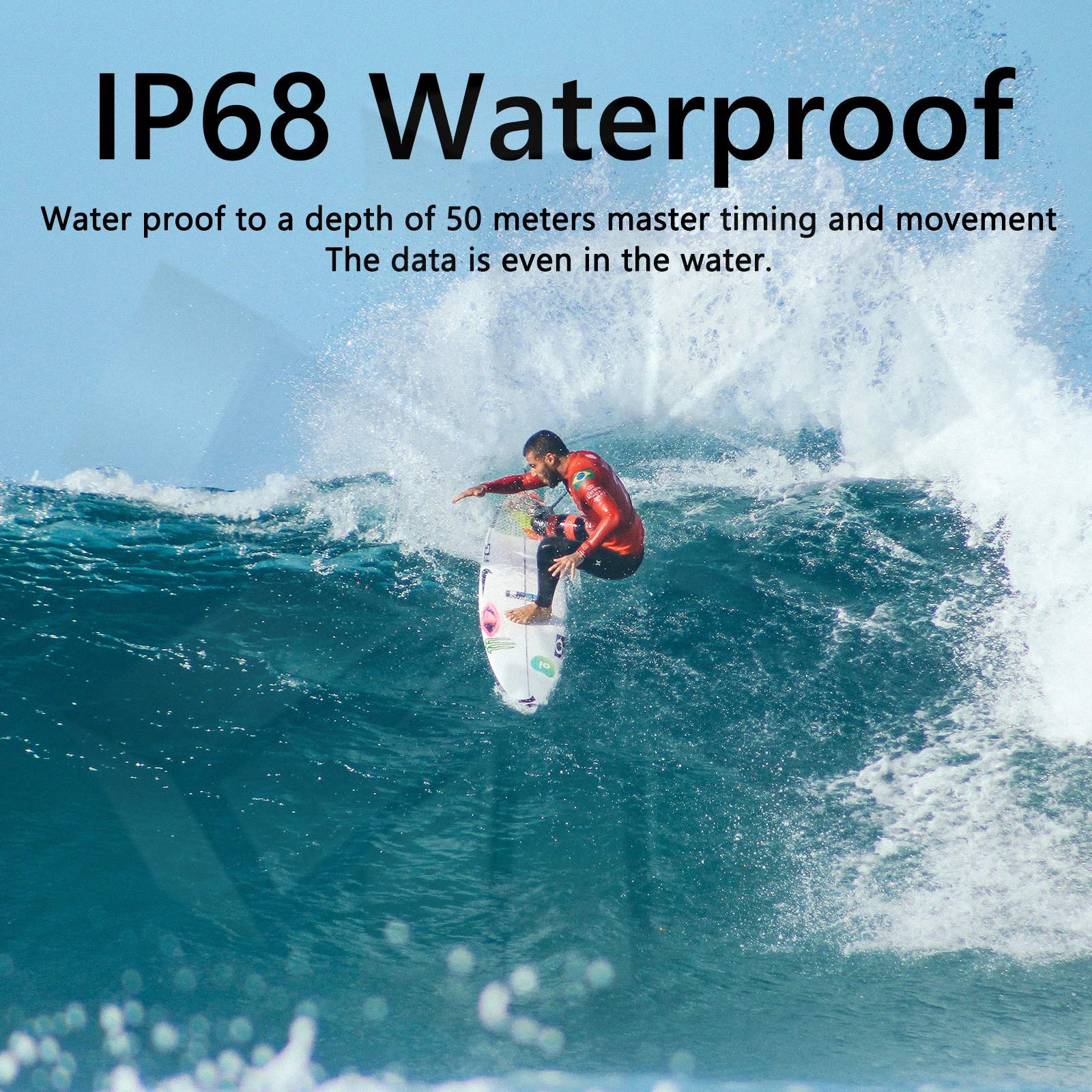 Pg333 Smart Watch Rugged Outdoor Sports Fitness 24h Blood Oxygen ...