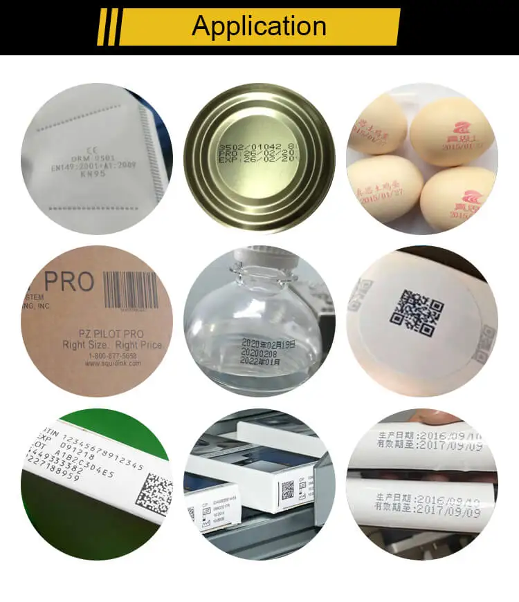 Multi Head Automatic Date Code Production Plastic Bag Carton Box Expiry ...