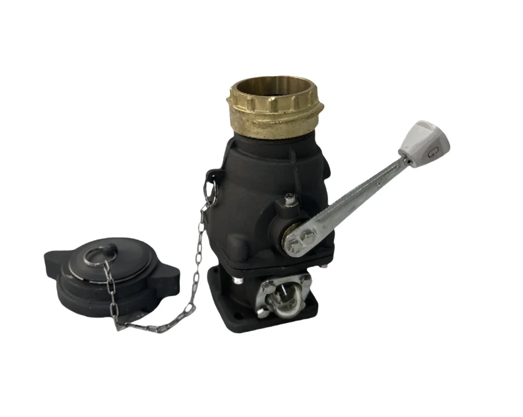 Fuel Tanker Aluminum Ball Valve API oil unlond bottom adaptor valve ...