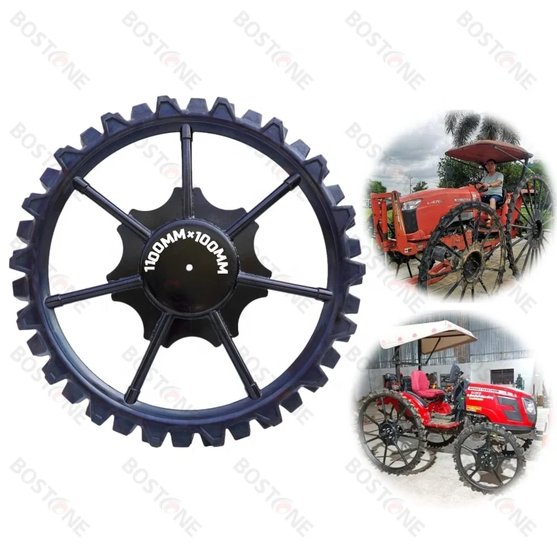 Agricultural rich paddy wheel tractor 1100*80mm 1100*100 mm tires ...