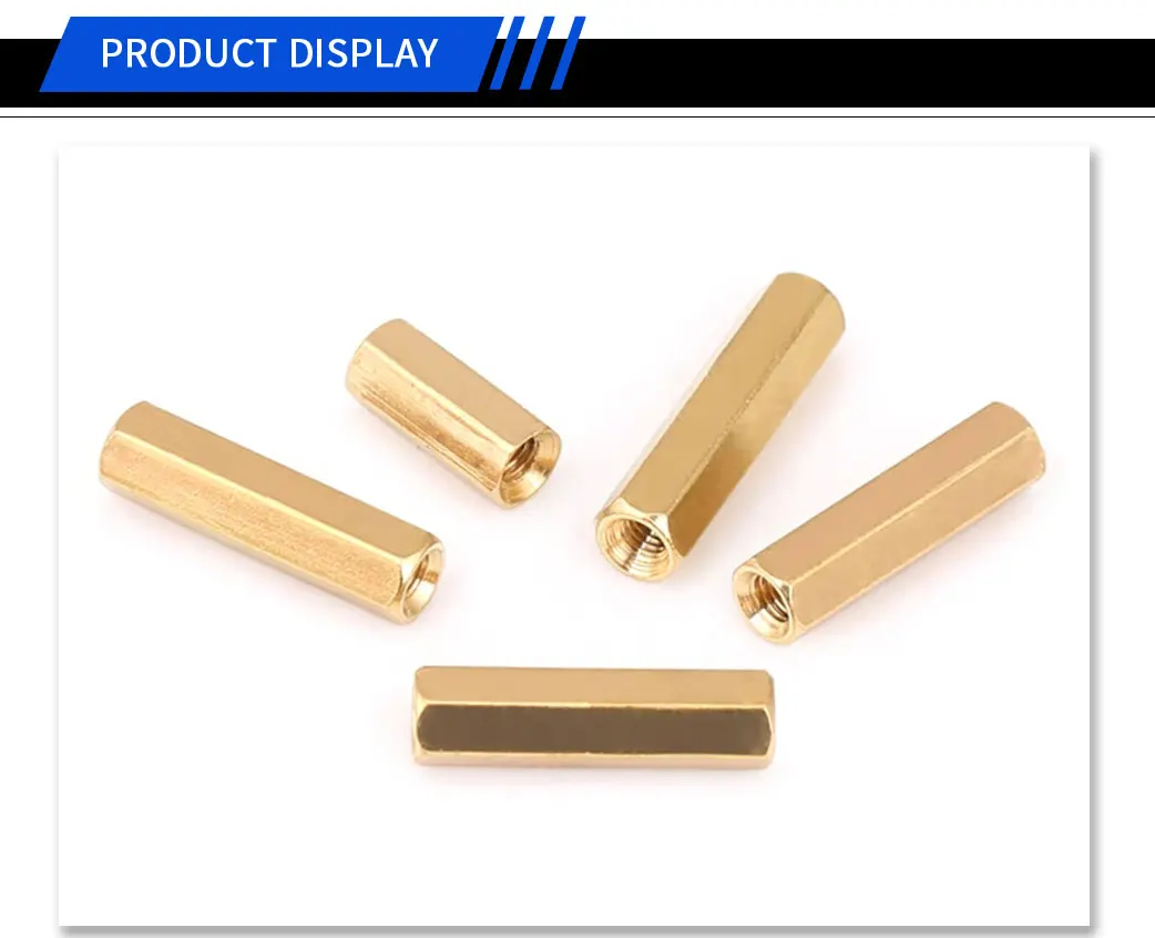 M3 M4 Double-pass Hexagonal Copper Column Hollow Isolation Column ...