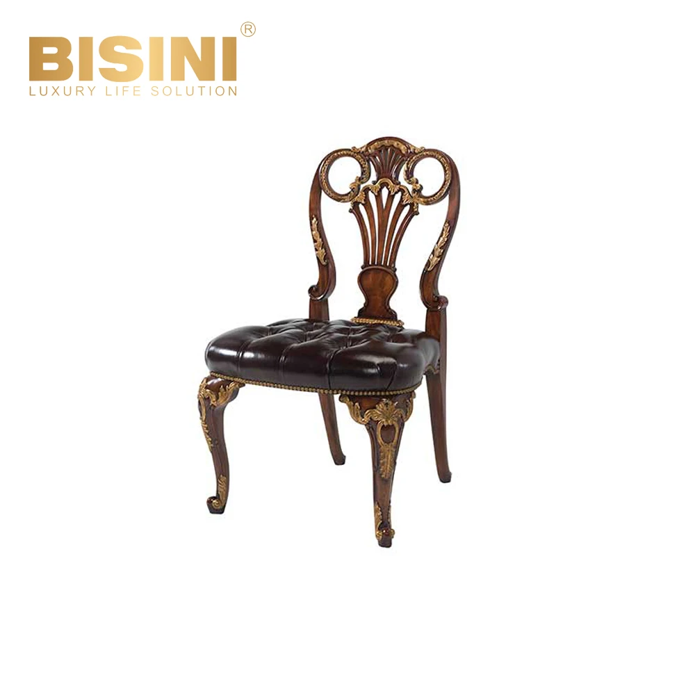 Universal Family Solid Wood Carving Dining Chair High-grade Restaurant ...