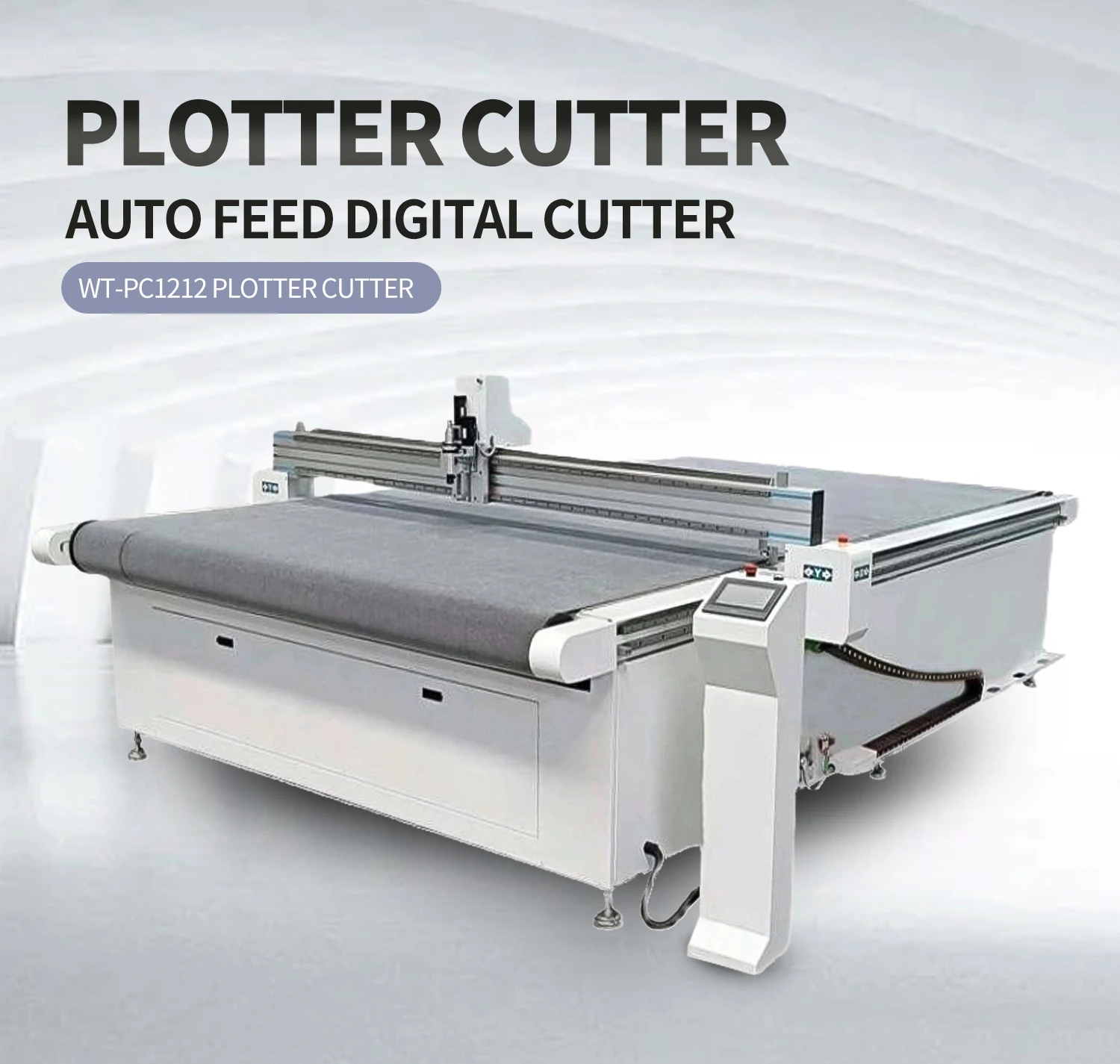 Oscillating Knife Flatbed Cutting Machine for Roller Blinds