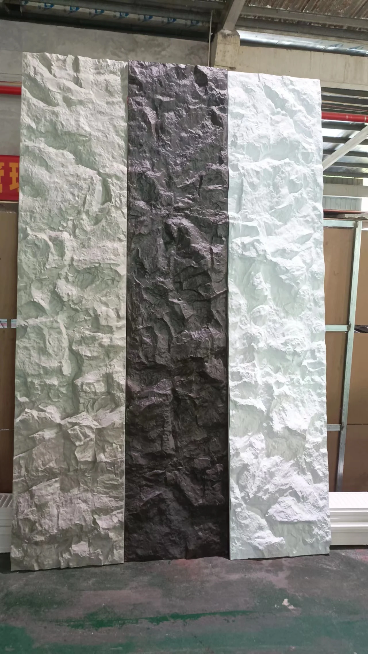 Eexterior Big Slab 3D PU Stone Panels - Durable & Stylish