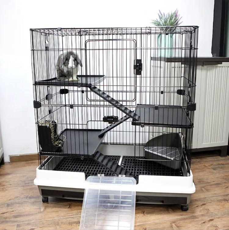 Small Animal Metal Cages - Adjustable, Portable & Secure