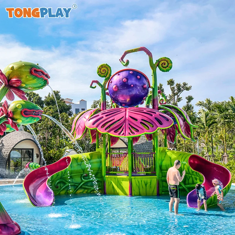 Piranha Shape Water Spray Skit Slide Combined With Entertainment ...