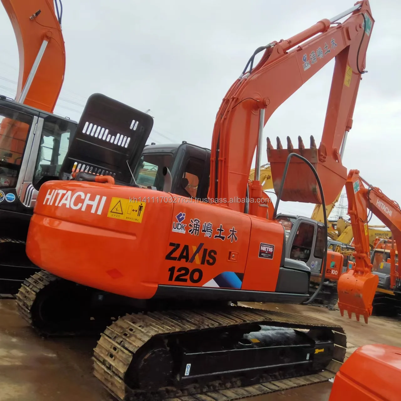 Original Used Hitachi Zaxis 120 Japan EX120-5 Excavator Hydraulic ...