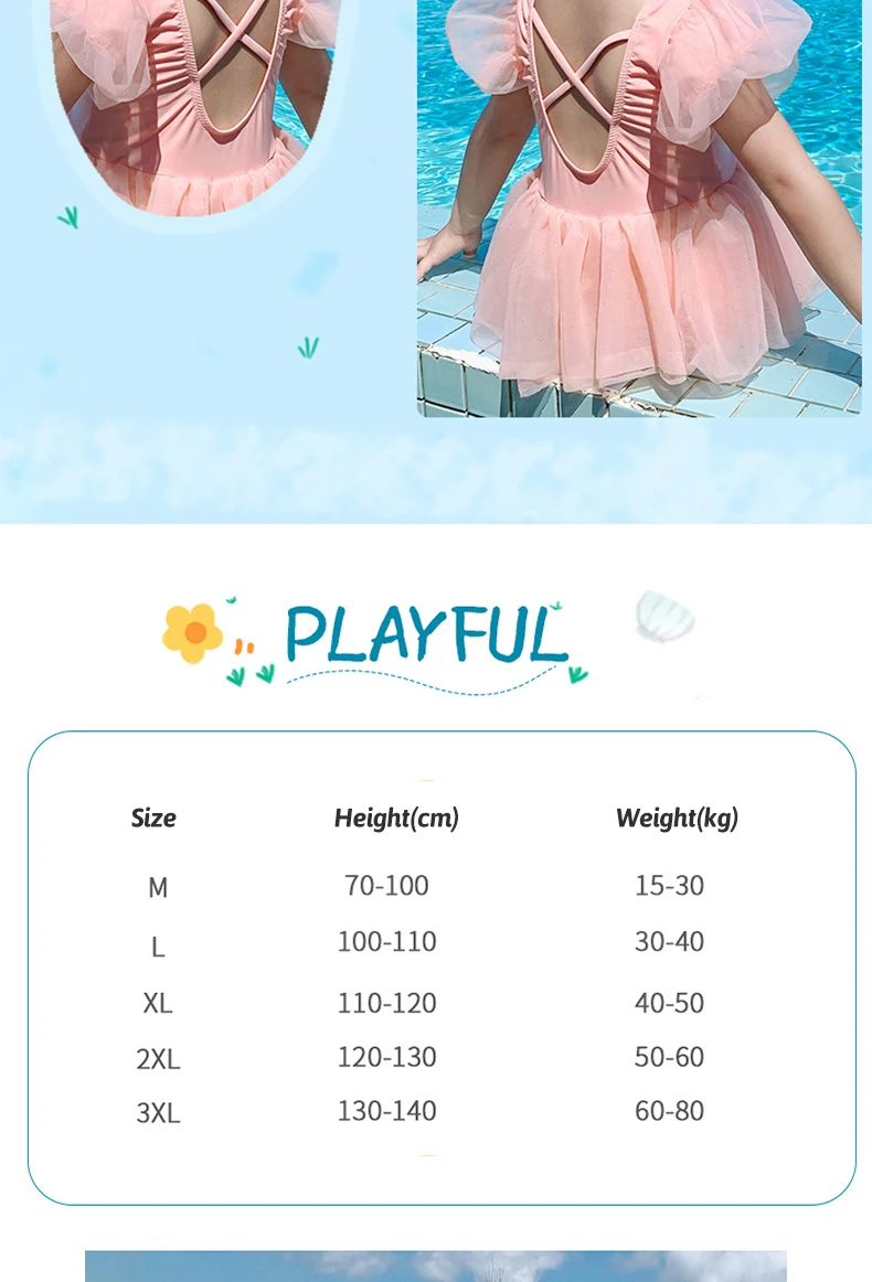 Custom Made Swimsuit Private Label Kids Swimwear Girls Stripe Printed ...