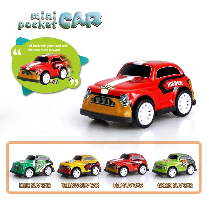 Cartoon Design Mini Pocket Kids Die Cast Vehicle Small Metal Toy Cars ...