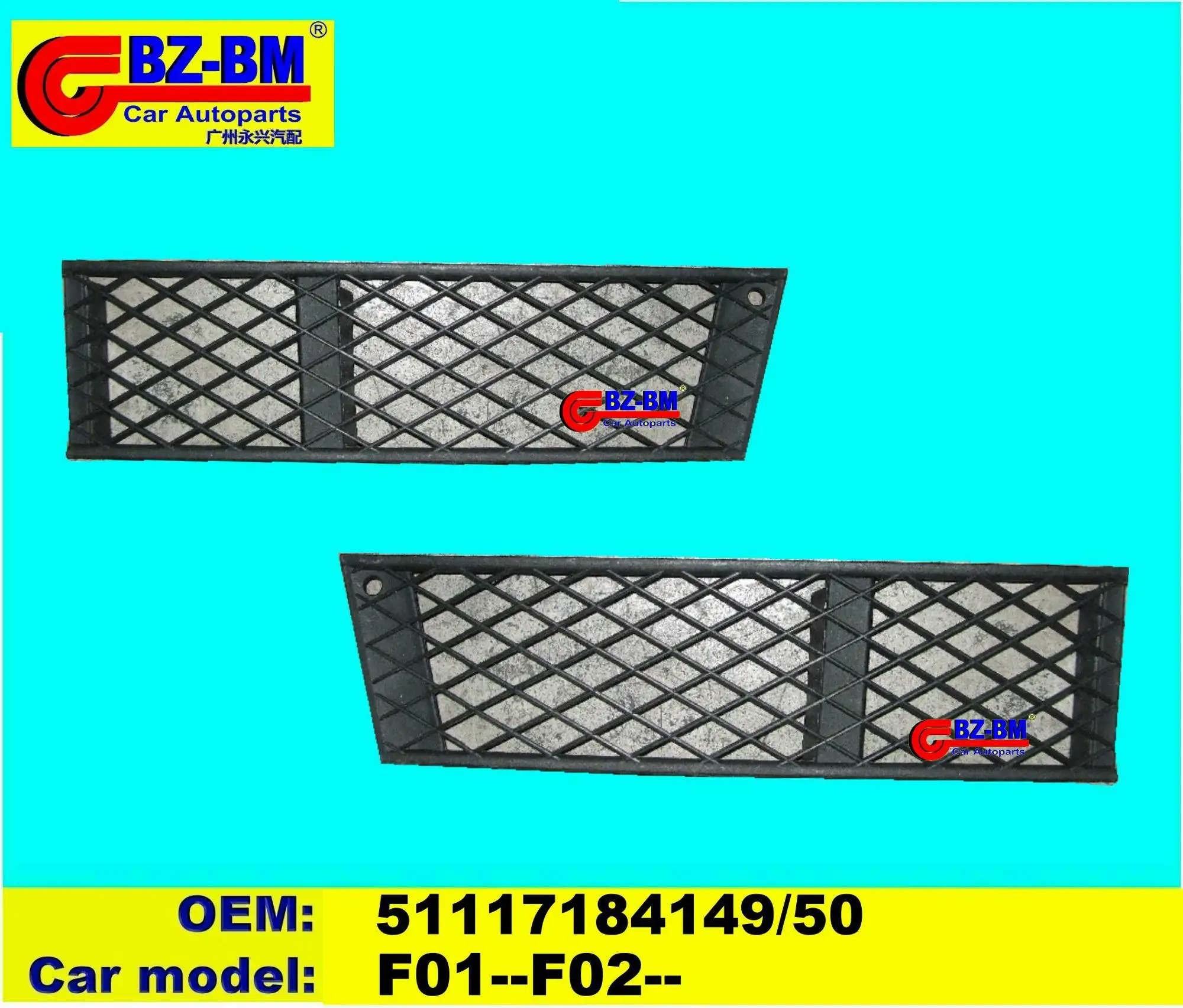 ฝาครอบตัวถังกันชนหน้าสำหรับ Bmw F01 F02 51117184149/51117184150 - Buy ...