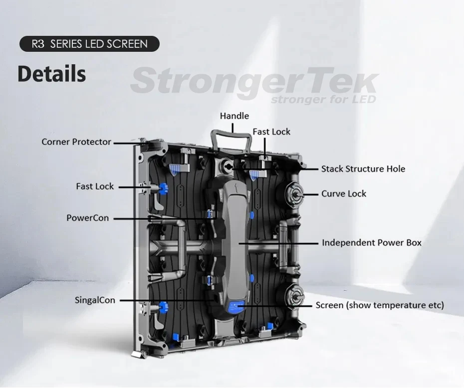 500x500mm Indoor Outdoor Giant Stage Background Led Video Wall P2.6 P2 ...