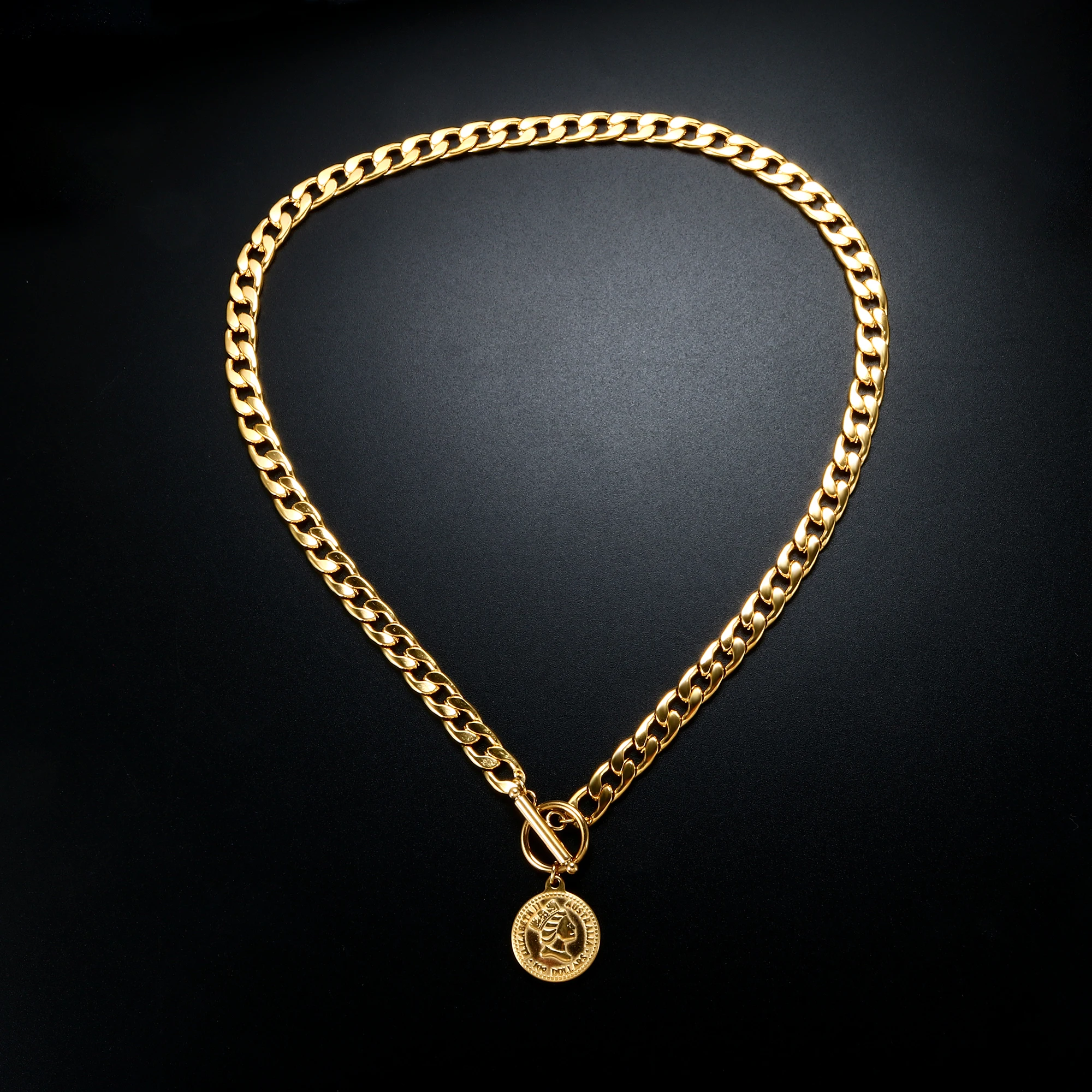 Custom Made Chain Customized 18K PVD Gold Plated Waterproof Fashion ...