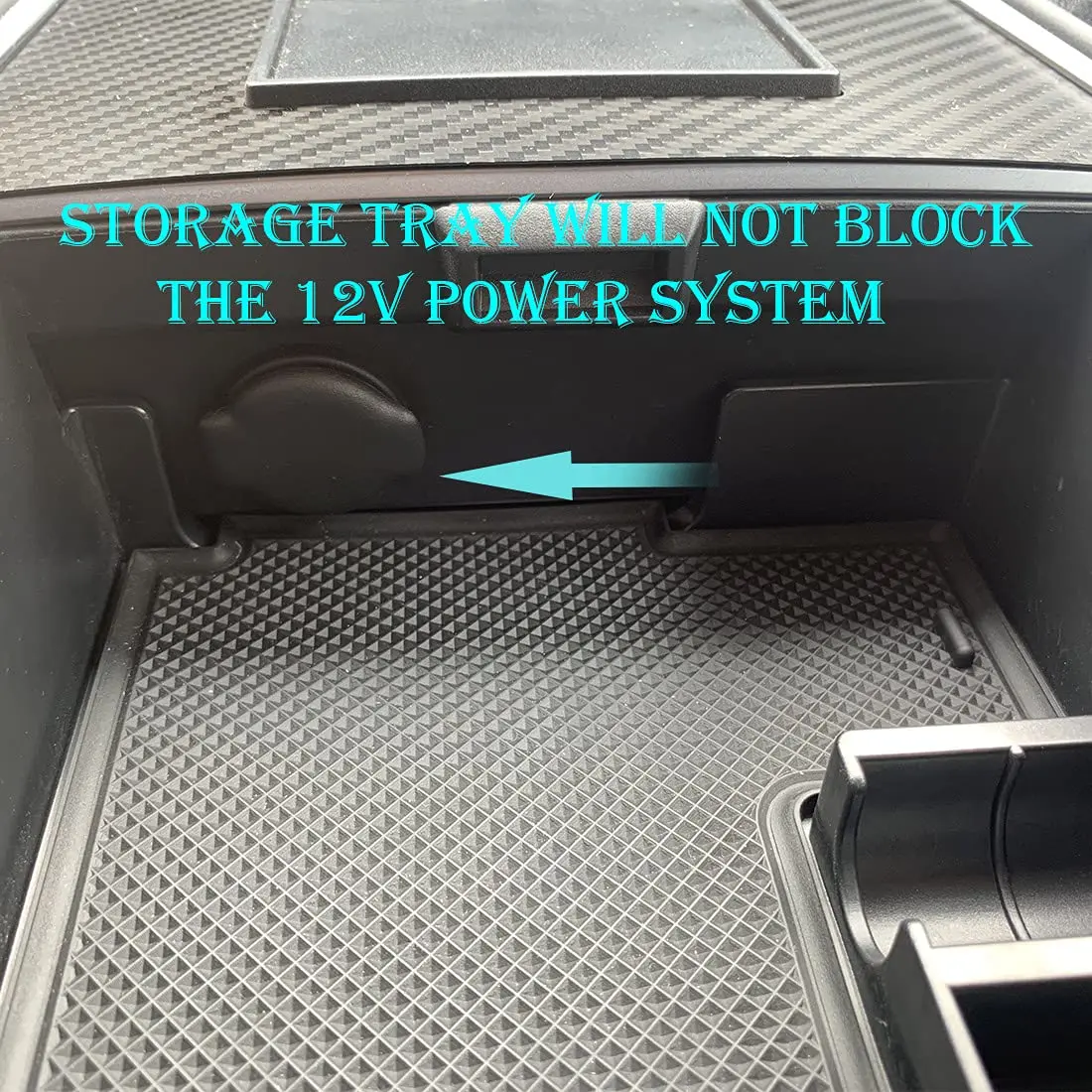 Tesla Model 3 Y Center Console Organizer Tray Hidden Cubby Drawer ...