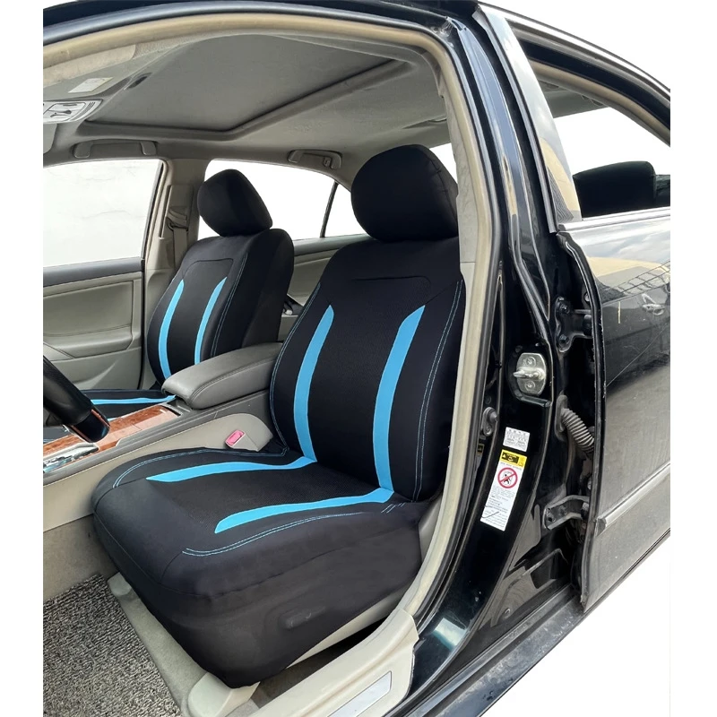A Complete Set of Sandwich Mesh Splicing and Embossed Car Seat Cushions ...