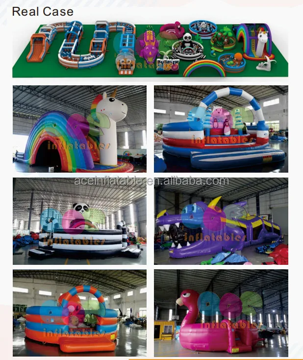 Pastel Inflatable Bouncy Castle Bounce House Party Jumpers Rental ...