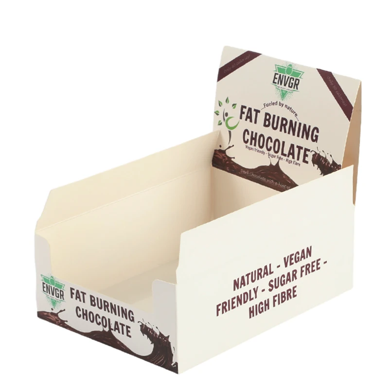 Cardboard Counter Shelf Ready Packaging Tear Away Paper Box Display ...