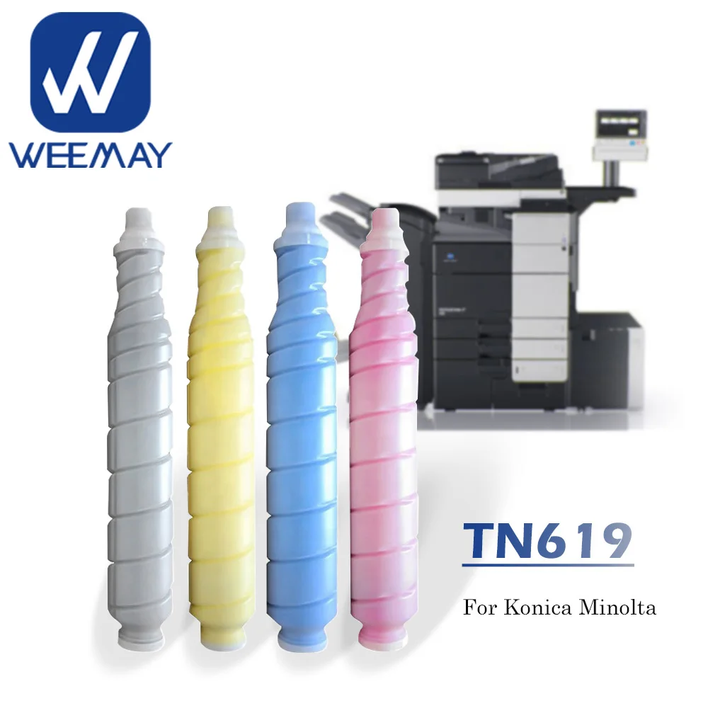 Weemay Compatible Konica Minolta Toner Cartridges TN619 TN 619 for ...