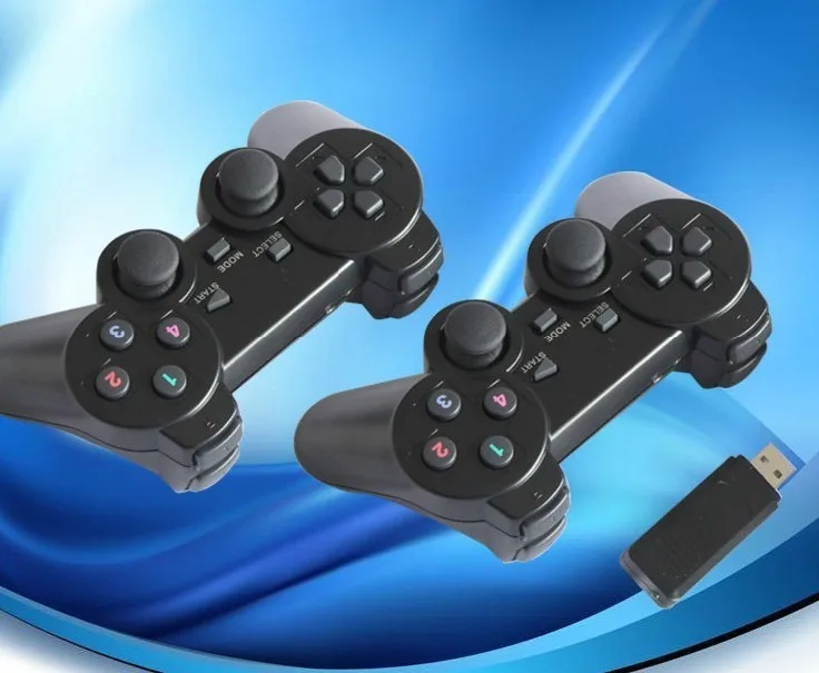 RALAN Wireless Dual PC Twin USB Gamepad 2.4g Vibration 10 Metre Control ...
