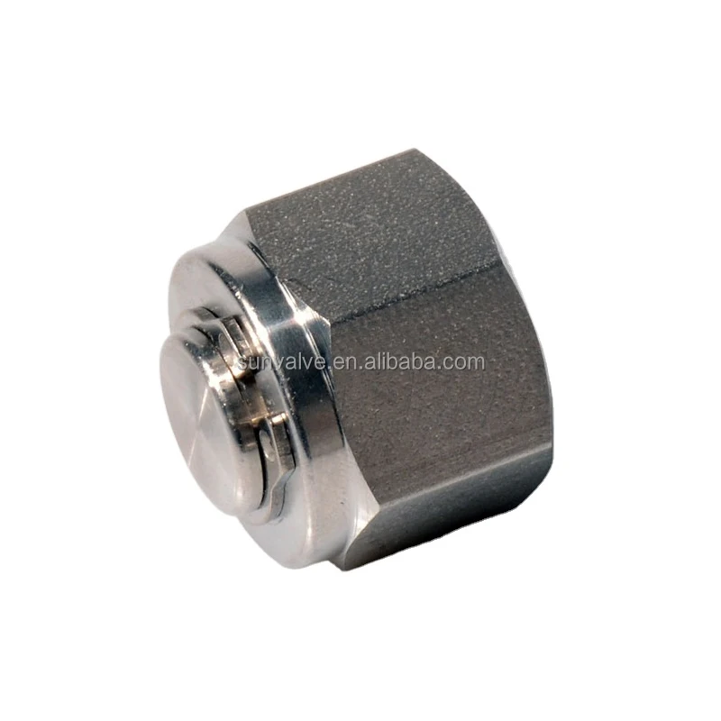 Swagelok Type Ss316l Tube Fittings 1/4'' Compression Plugs - Buy ...