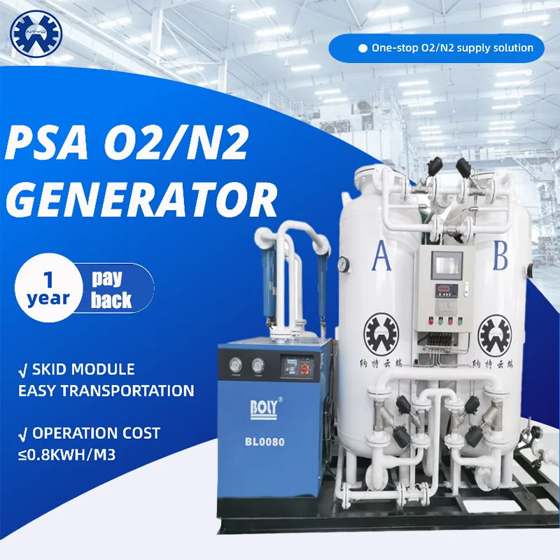 N2 Generator Nitrogen Generator Nitrogen Oxygen Plant for Metal Cutting ...