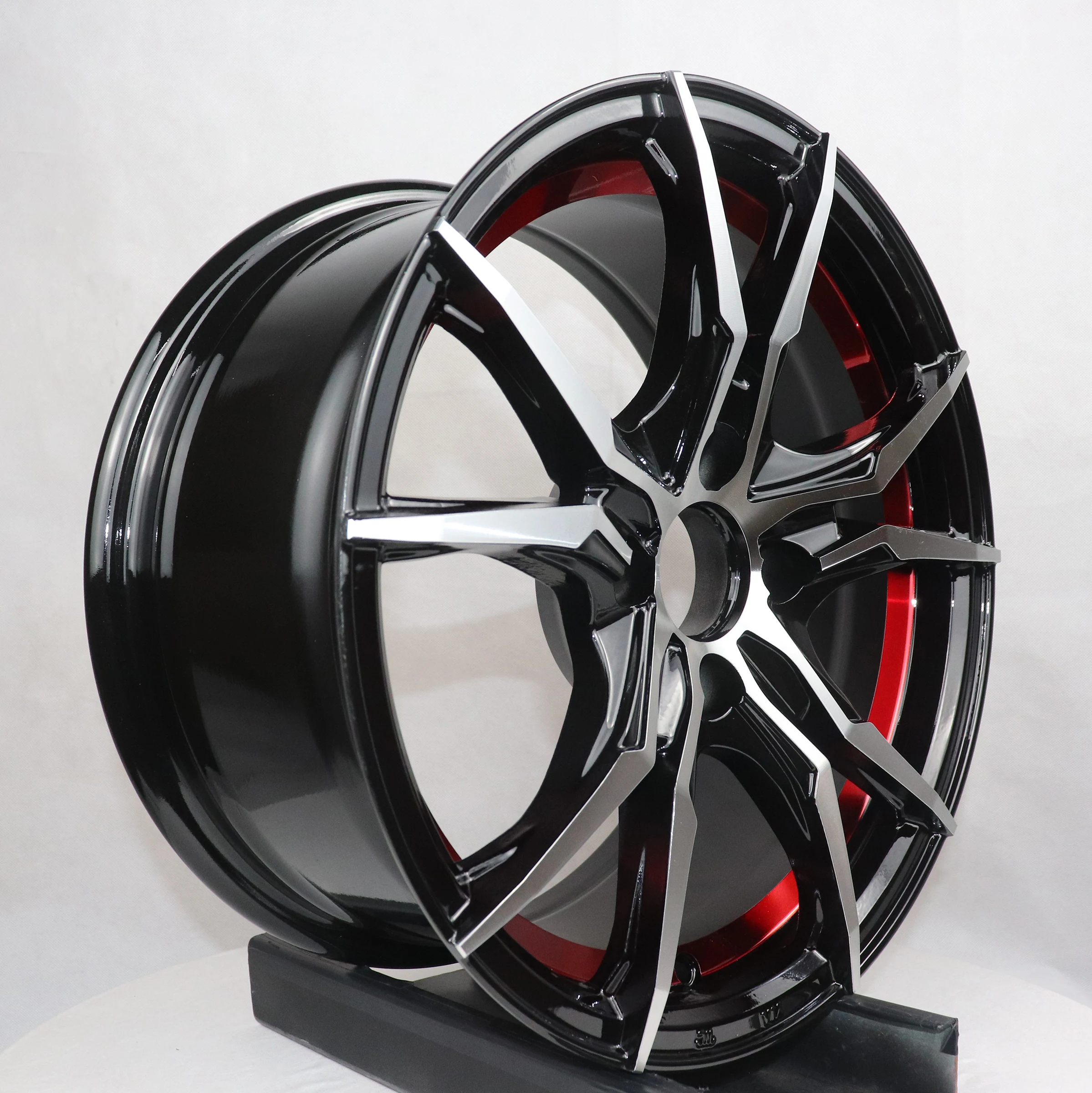 Undercut Concave Design Alloy Passenger Car Wheels Rims 15 Inch 4 Holes ...