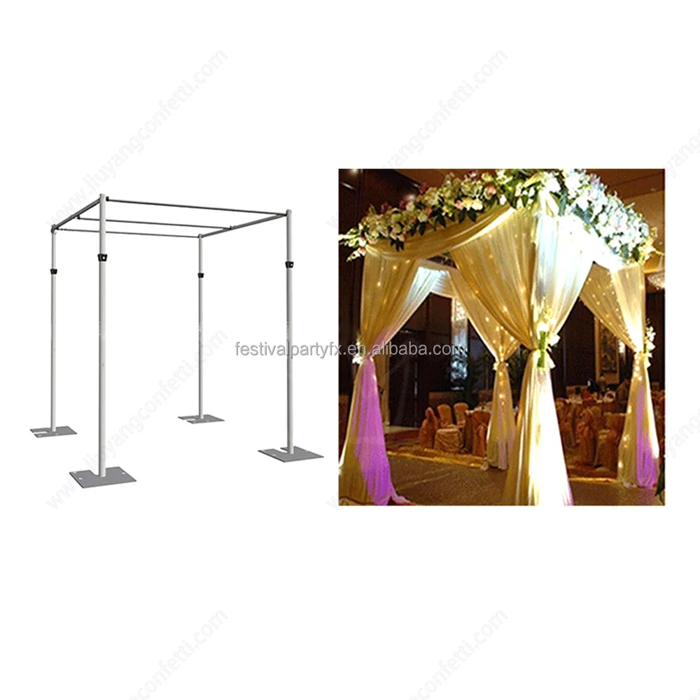 Pipe and Drape Backdrop - Adjustable Exhibition Booth Decor