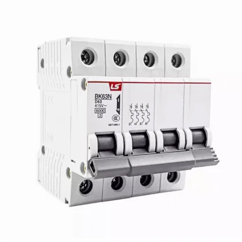 Wholesale Korea LS Mcb Circuit Breaker Type C 4 Poles New model BK63N ...