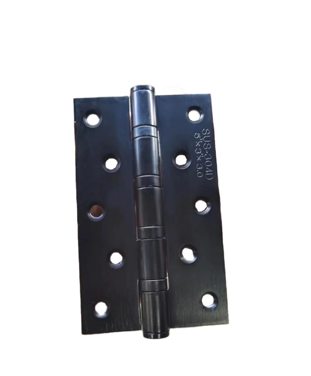 Exterior Ball Bearing Spring Door Hinges Black Metal A Pair 7 Inches ...