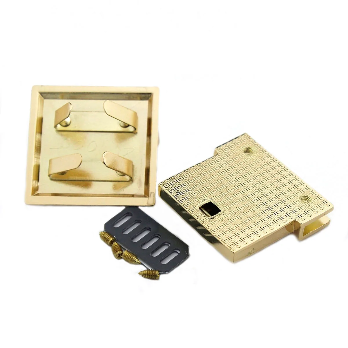 Luxury Handbag Hardware Heavy Duty Square Press Lock Clasp Closure for ...