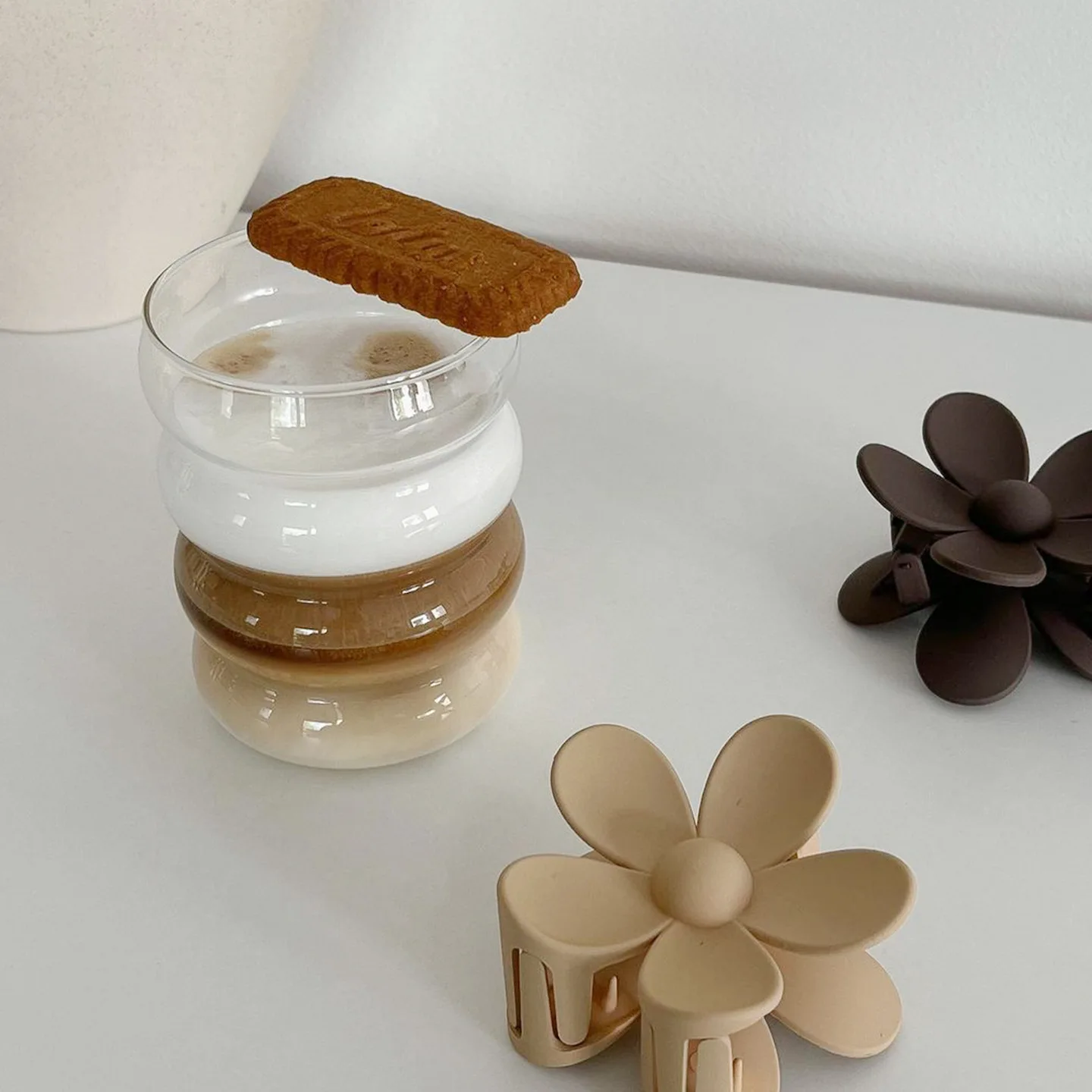 High Appearance Level High Borosilicate Creative Circle Cup Glass ...