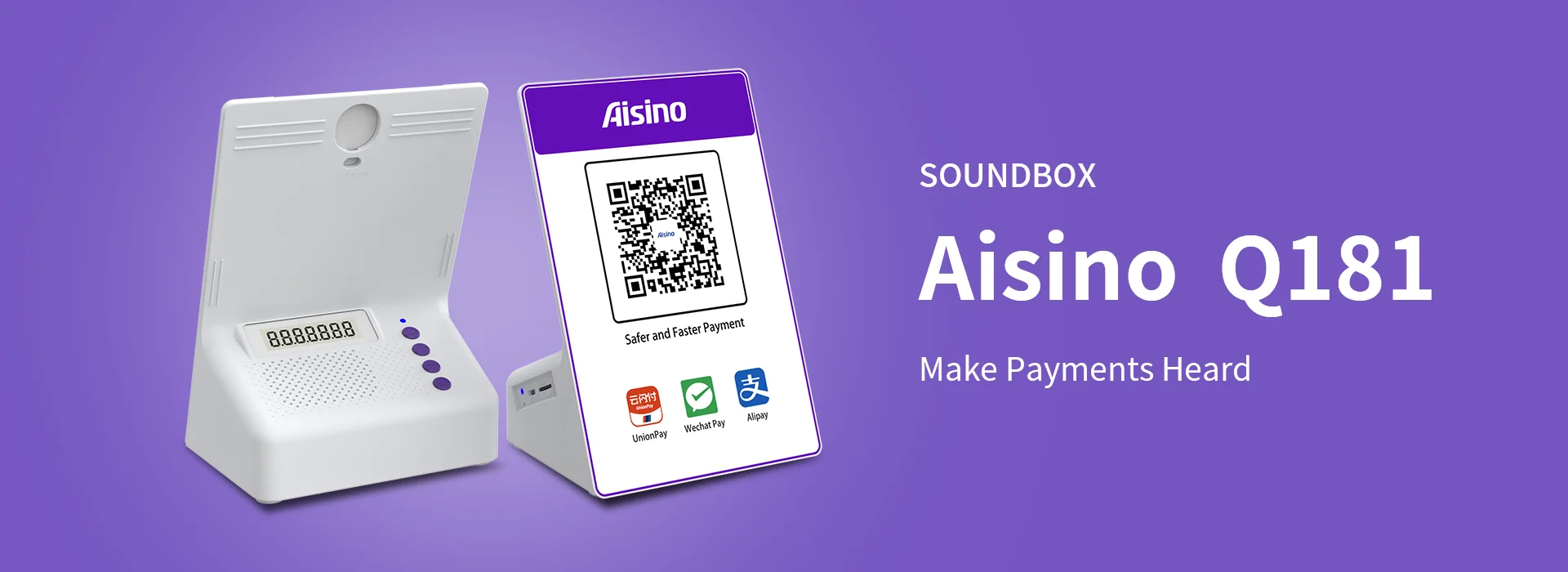 Aisino QR Code Maker Q181 - Soundbox Speaker Payment Machine