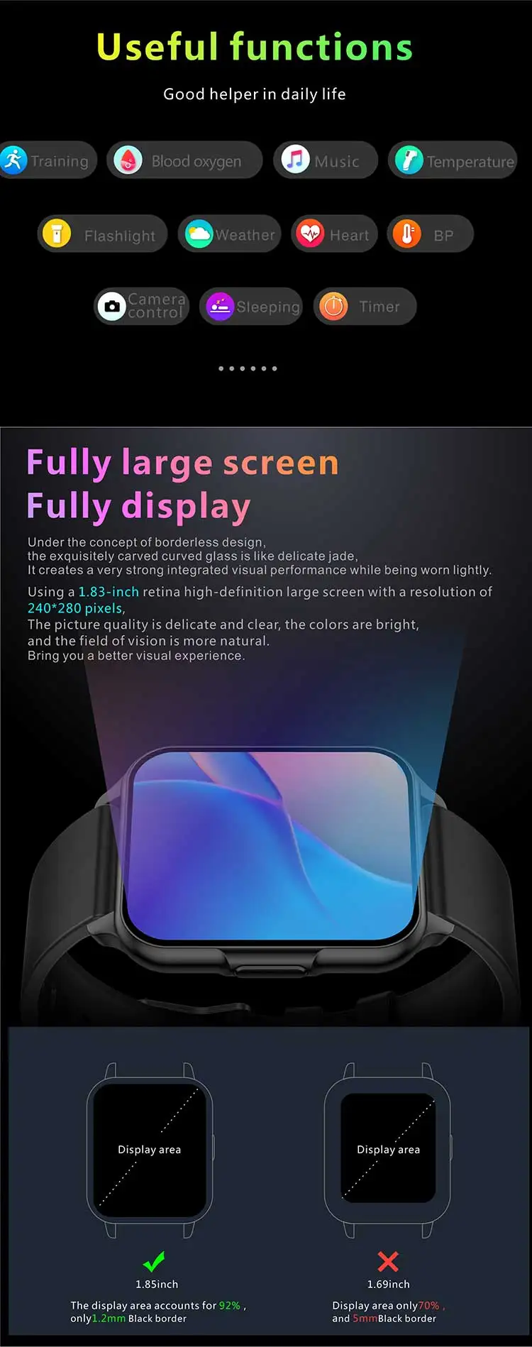 Waterproof Android Q26 PRO Smart Watch - Fitness & Style