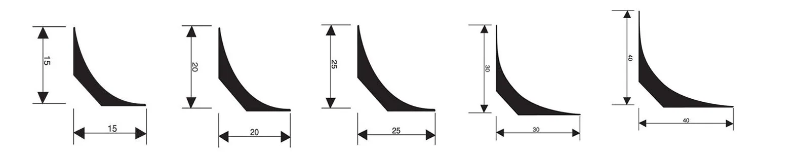 Flexible PVC Cove Skirting Board - Ending Strip Solutions